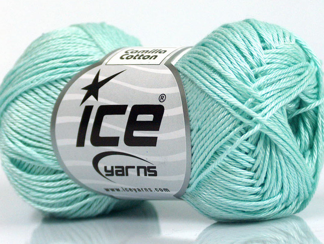 Camilla Cotton Light Mint Green at Yarn Paradise