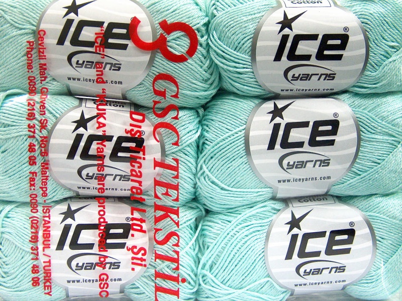 Camilla Cotton Light Mint Green at Yarn Paradise